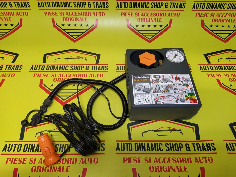 Compresor auto aer umflat roti original Continental 120 W 12V 10A ...