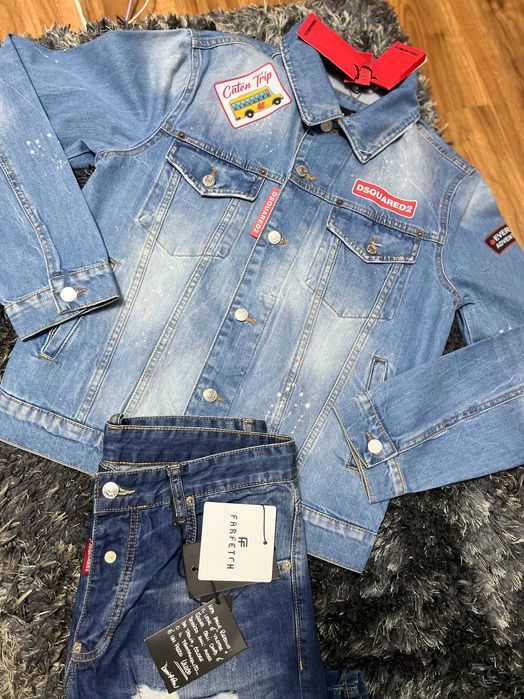 -40% REDUCERE - Geaca/jacheta de blugi/denim Dsquared D2 DSQ model nou ...
