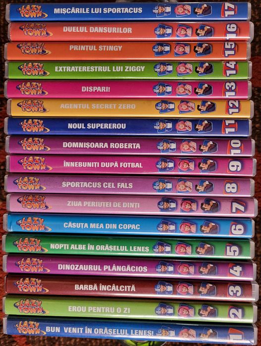 Colectia completa 17 DVD desene animate educationale Oraselul lenes 1 ...