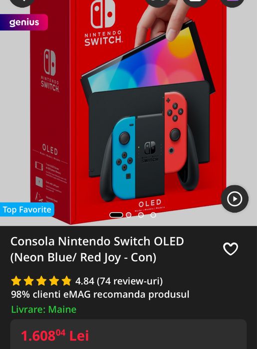 Nintendo switch !! Calacea • OLX.ro