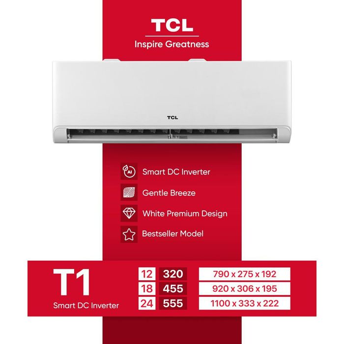 Кондиционер tcl 12 Инвектор По городу с доставкой Бесплатно: 200 у.е ...