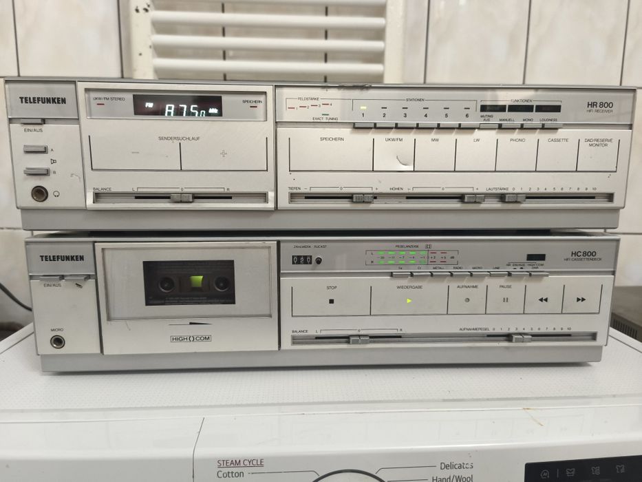 Amplituner Telefunken HR 800 + Casetofon DECK HC 800 Caracal • OLX.ro