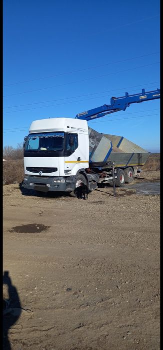 Camion cu macara,basculabil Renault 26.385 Bistrita • OLX.ro