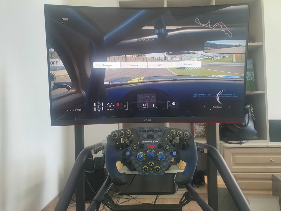 Racing Simulator - PlaySeat Intelligence - FANATEC DD1 Podium F1 гр ...