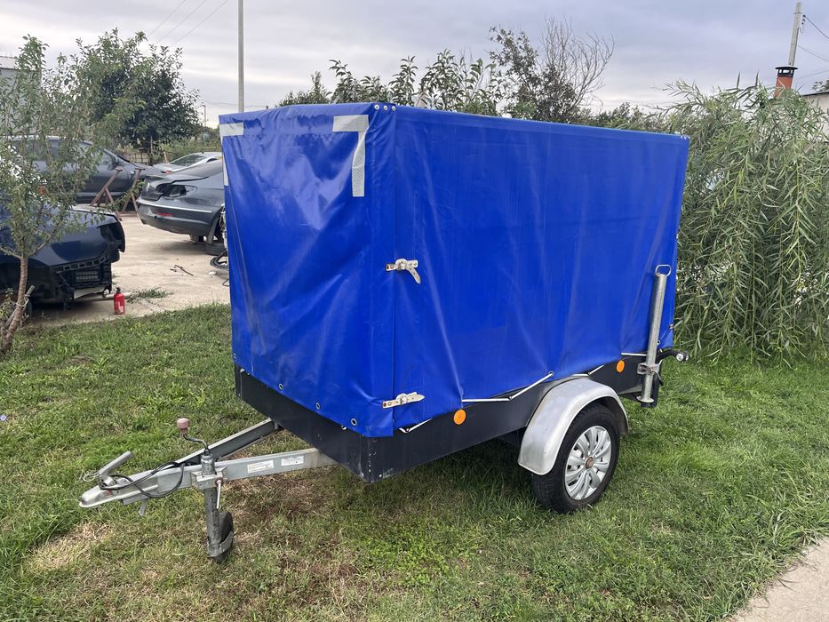 Remorca Stema Germania 700kg/Prelata buna/Cauciucuri bune Braila • OLX.ro