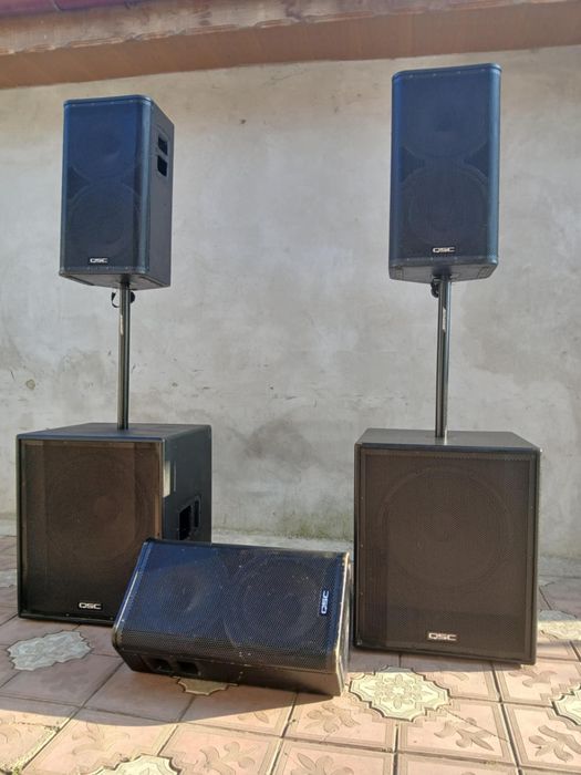 Qsc hpr 18"&12" , boxe active profesionale (fbt dynacord rcf nexo kv2 ...