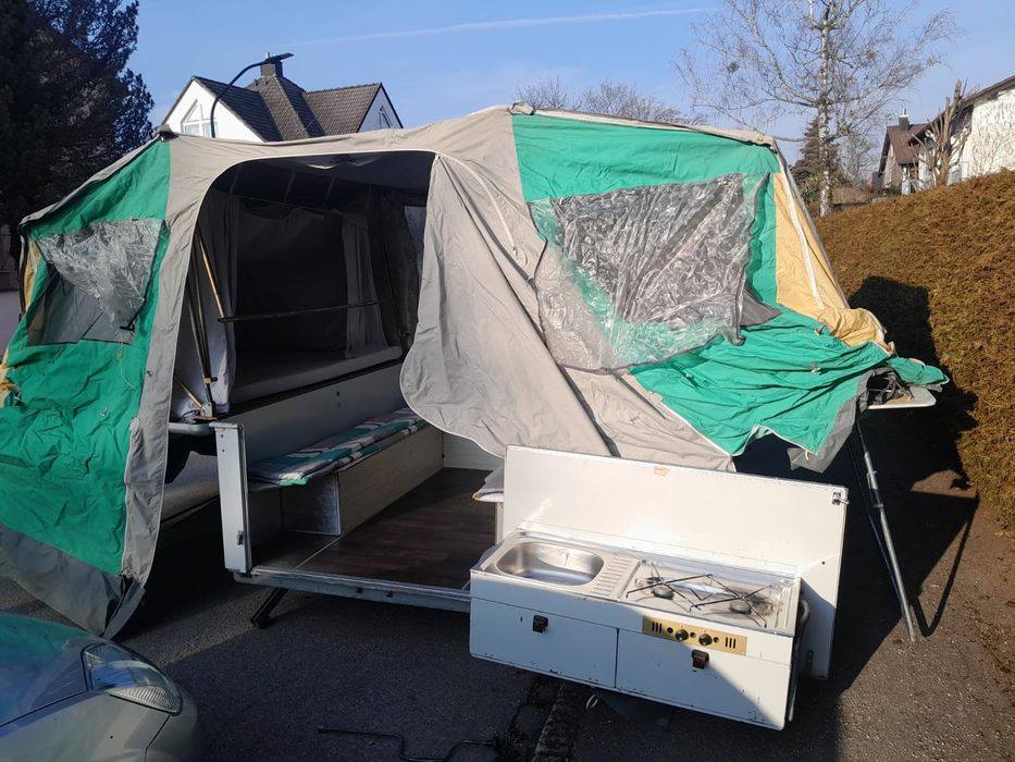 Remorca pliabila cort, rulota, autorulota Holboca • OLX.ro