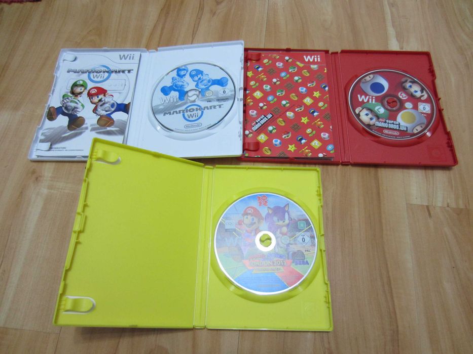 Jocuri WII Mario Kart, Super Mario Bros, Mario&Sonic Olympic games ...