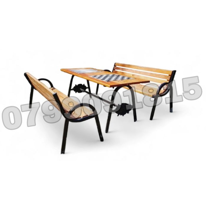 Set masa & Set 2 banci & masa sah pentru PARC / GRADINA ( spatiu verde ...