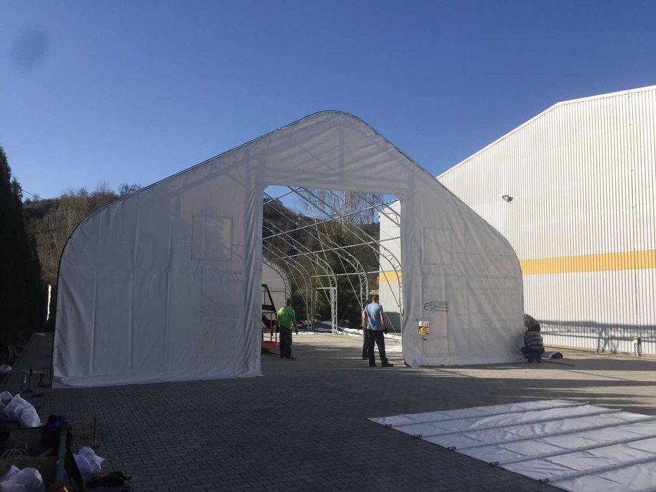 Hale metalice din otel zincat,prelata ignifug Bradesti • OLX.ro