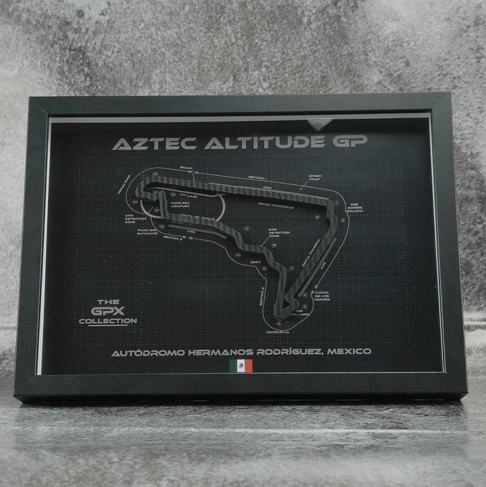 Mexico City – Hartă 3D circuit Formula 1 Mexico GP • GPX Collection ...