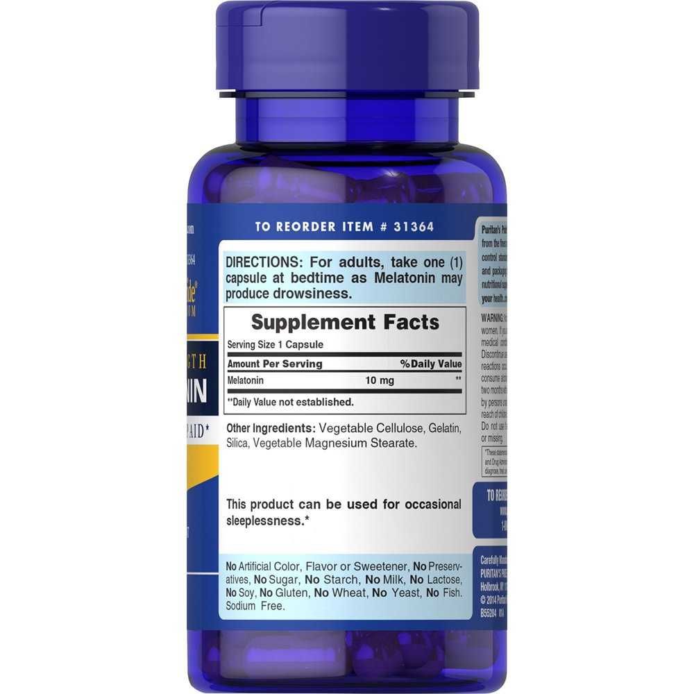 Мелатонин Melatonin 10 Mg, 120 капсул из Америки: 170 000 сум ...