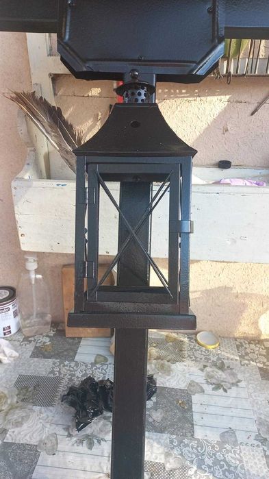 Cruce din fier cu felinar,pentru mormânt TRANSPORT GRATUIT Bacau • OLX.ro