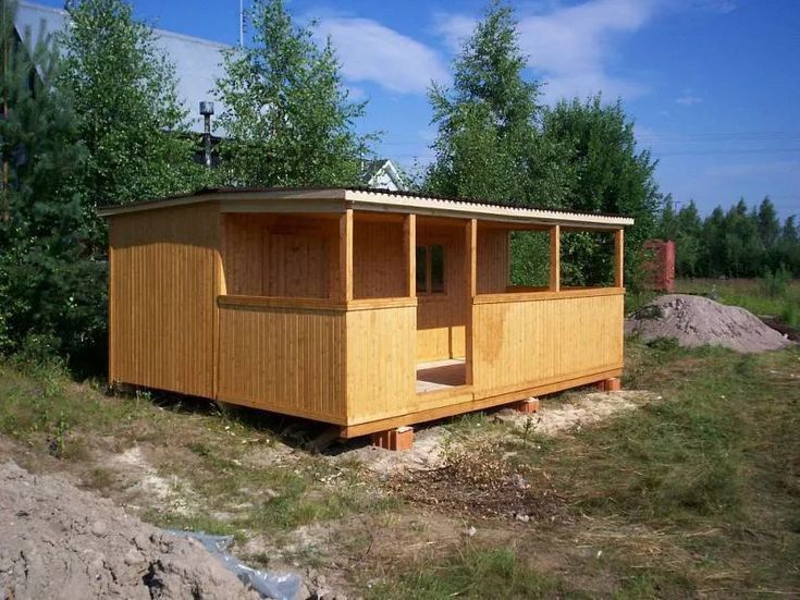 Case modulare, cabane din lemn de tip A, garaje auto din structura met ...