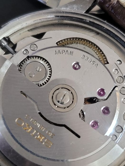 Seiko sea lion m77 reverse lume cal. 8306 30 rubine rar de colectie ...