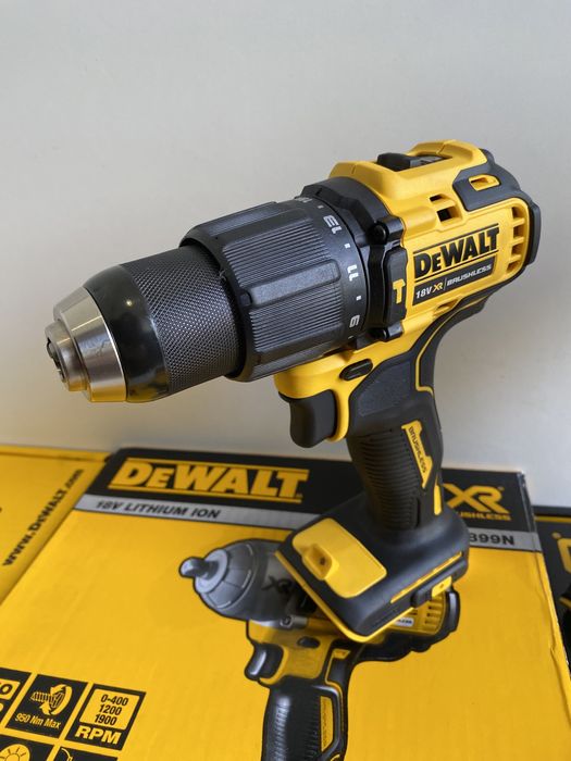 Безчетков Ударен Винтоверт DCD709 18V XR Brushless с метален патронник ...