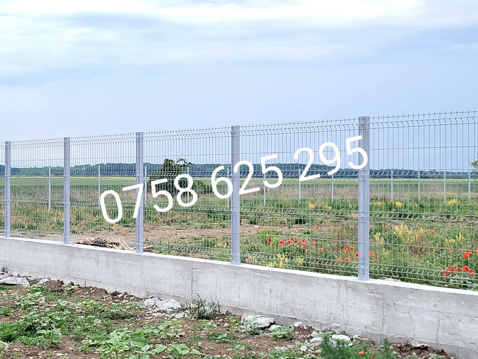 Gard din plasa /gard zincat / gard verde/ solutii de imprejmuire ...