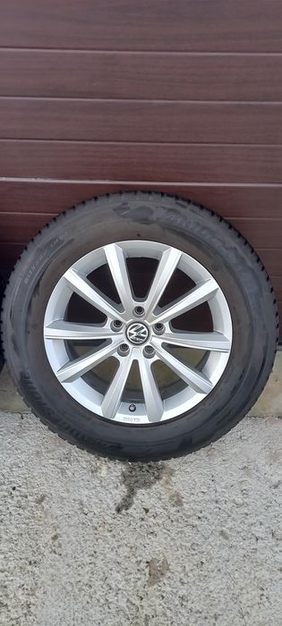 Jante aliaj originale VW Passat B8 5X112 R16 R17 senzori Skoda Audi ...