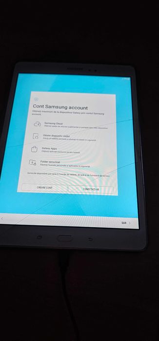 Tableta Samsung Tab A T555, 9.7", Quad 1.2 GHz, 2GB RAM, 16GB white ...