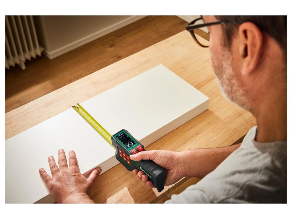 Ruleta digitala profesionala cu laser masurare PARKSIDE automata acu ...