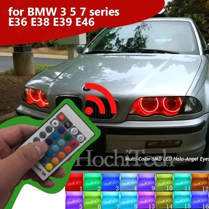 BMW E36, E38, E39 и E46 ангелски очи 5050 RGB Halo Rings - Стилен и М гр. Пловдив Тракия • OLX.bg