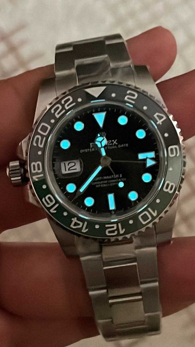 Rolex GMT Master II Sprite Oyster 40 MM Bezel Ceramic Verde Green ...