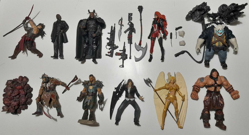McFarlane Comics Neca Action Figure Lot Spawn Medieval Dracula Monster ...