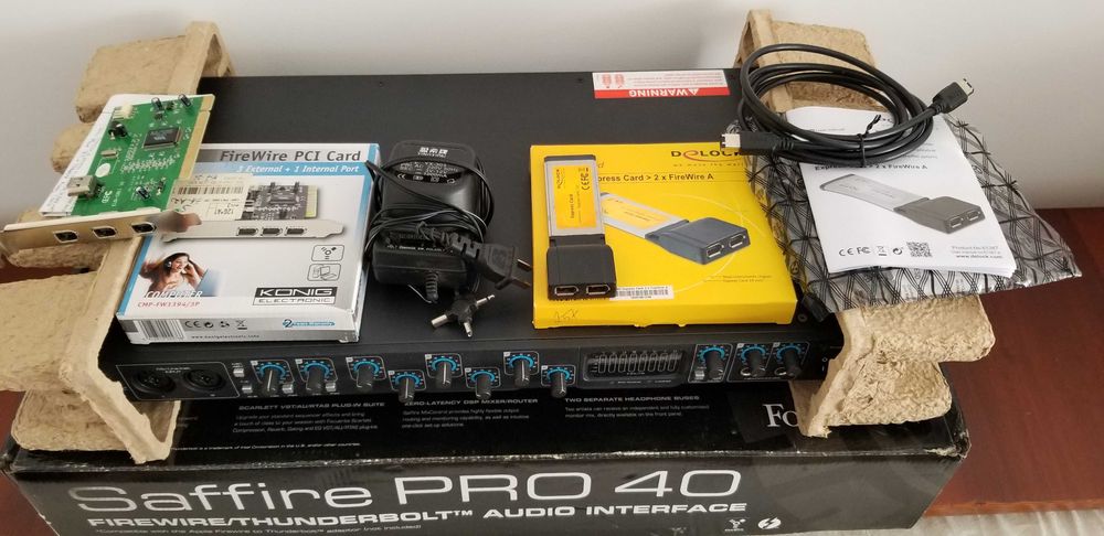 Focusrite Saffire PRO 40/placa de sunet firewire/interfata audio Moinesti • OLX.ro