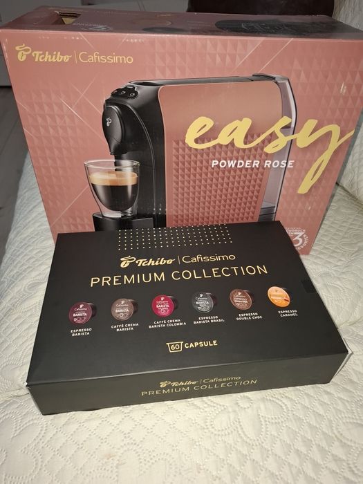 Espressor Tchibo CAFISSIMO Pure Plus Black cu set de 60 capsule Premiu ...