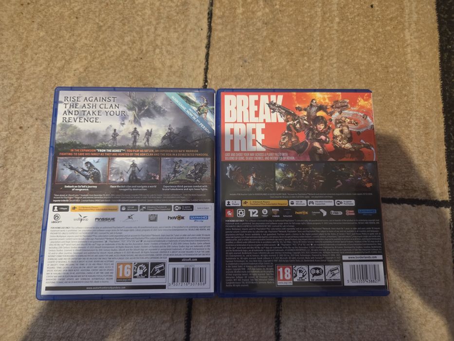2 jocuri ps5 borderlands 4 si avatar frontiers si pandora Bucuresti Sectorul 5 • OLX.ro