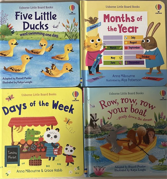 Usborne Little Board Books - 4 carti Sanpetru • OLX.ro