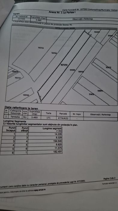 Teren extravilan, comuna Vulcan, zona livada Vulcan • OLX.ro