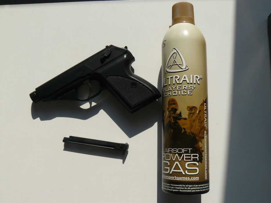 Pistol Airsoft MAUSER HSC,Mod 7.65,SRC,Nou,Green Gas,NBB,Black,0,7J ...