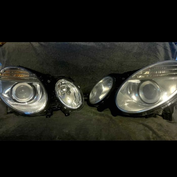 Ser faruri Mercedes w211 facelift Concesti • OLX.ro