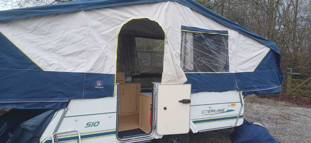 Rulota Caravana Camper Remorca Cort pliabil Pennine Sterling 6 pers ...
