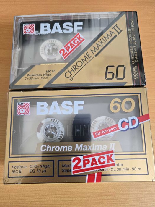 Casete audio BASF CHROME MAXIMA II sigilate Bucuresti Sectorul 6 • OLX.ro