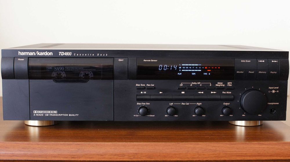 Harman Kardon TD4800-3 Heads Dolby B/C/S HxPro TOTL 1992 HighEnd Deck ...