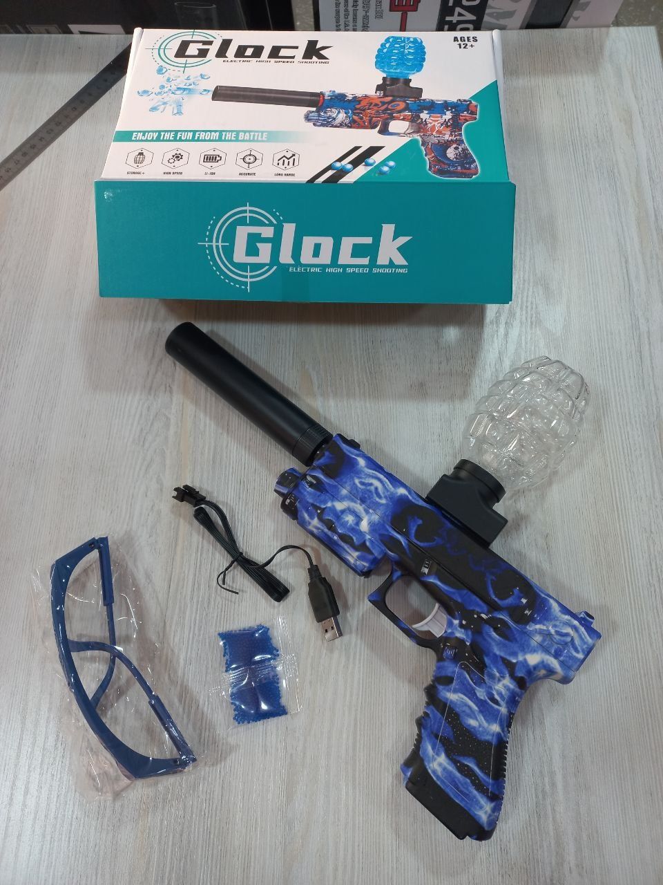 Orbigun Glock Орбиз Пистолет Глок. Автоматический режим стрельбы: 260 ...