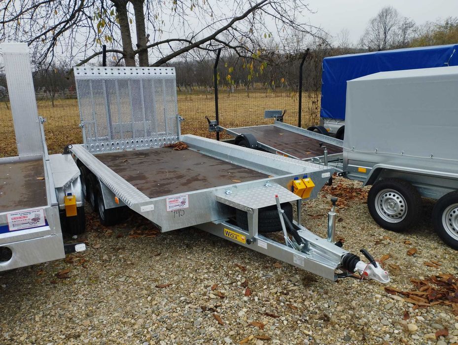 Remorca transport utilaje,2700-3500 kg noua-posibilitate rate Pitesti ...