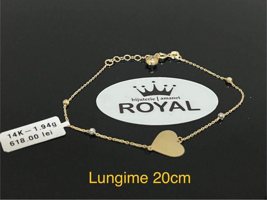 Bijuteria Royal CB : Bratara dama aur 14k 1,94gr lungime 20cm Timisoara • OLX.ro