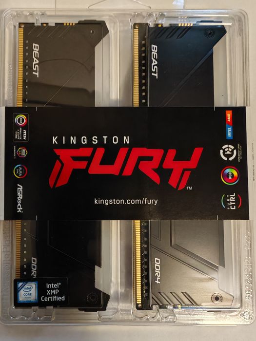Vand Kingston FURY Beast RGB Black XMP, 32GB (2x16GB) DDR4, 3200MT/s Bucuresti Sectorul 4 • OLX.ro
