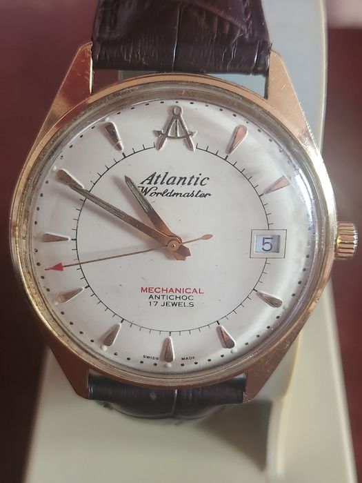 Ceas mecanic bărbătesc Atlantic Worldmaster original ! Reghin • OLX.ro