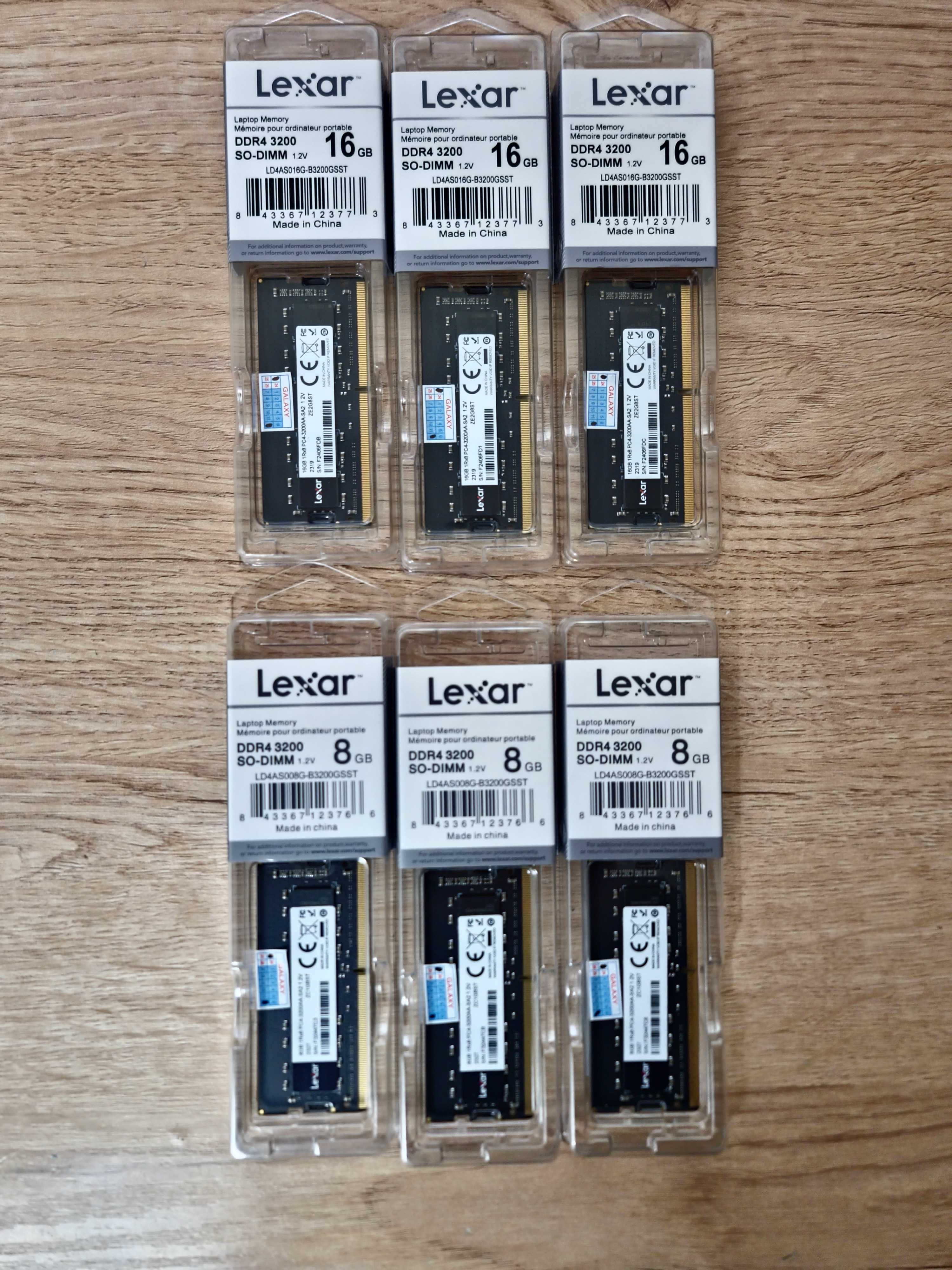 Lexar 8GB-16GB DDR4 3200Mhz ОЗУ Для Ноутбука в количестве + Гарантия ...