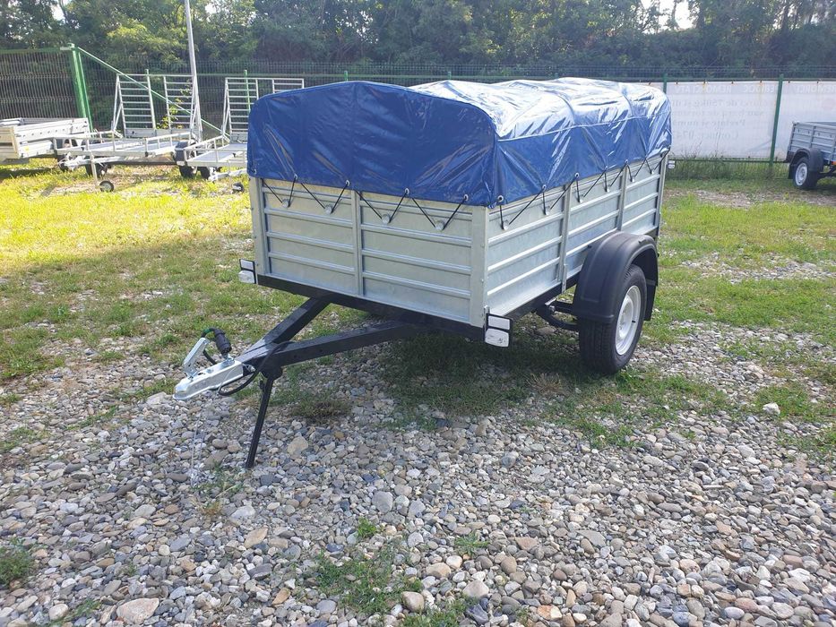 Remorca Noua L-2.15m cu Foi De Arc, Telescop, An 2025, Prelata ...