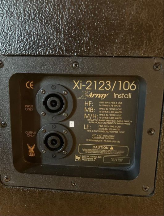 2-4 BOXE pentru club formație EV X-Array Dynacord FBT RCF FBT JBL Baia ...