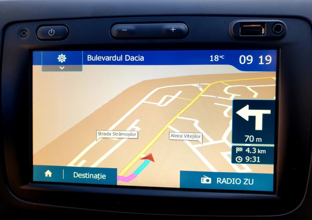 Harta GPS MN3 actualizare 2024 Dacia Logan Sandero Duster Clio Romania ...