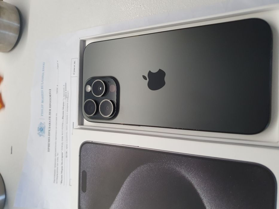 Iphone 15 ProMax 256GB Black Titanium гр. Велико Търново Център • OLX.bg