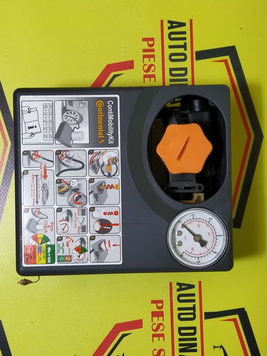 Compresor auto aer umflat roti original Continental 120 W 12V 10A ...