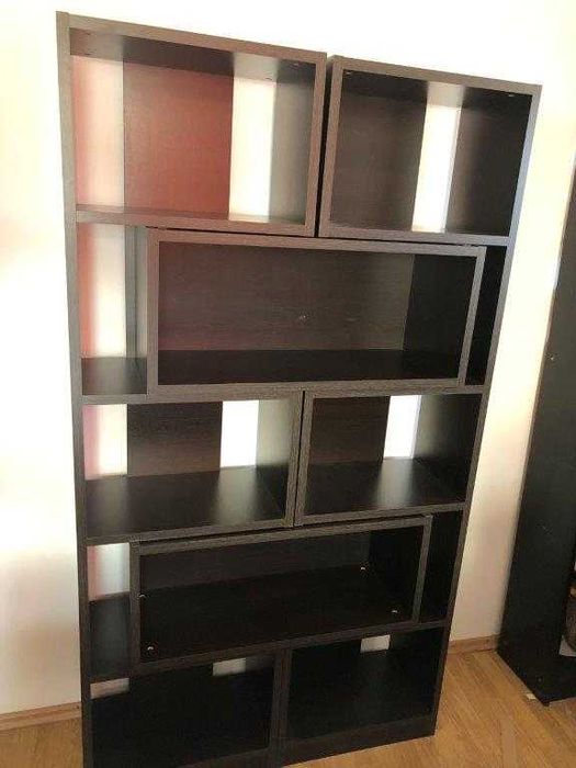 Biblioteca living extensibila / rafturi modulare - 4 module - PAL 22mm ...