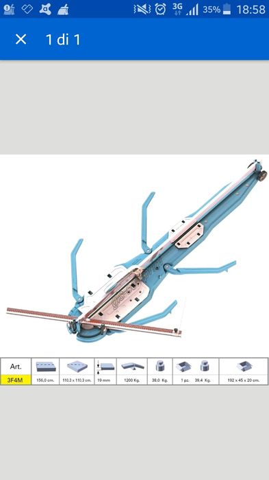 Mașină taiat gresie Sigma 155 cm model 4FM seria 4 Nex Timisoara • OLX.ro